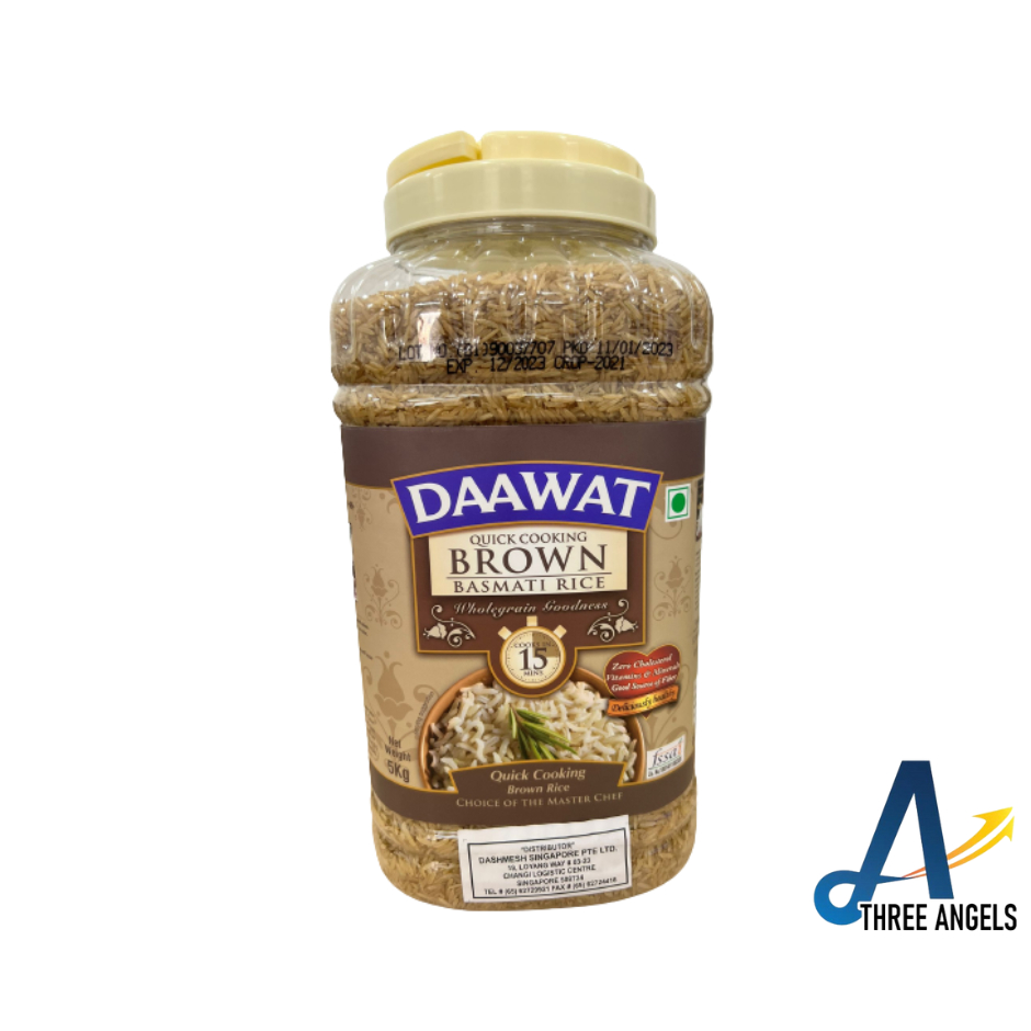 Daawat Brown Basmati Rice 5kg | Shopee Singapore