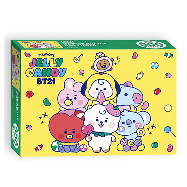 [BT21] BT21 Jigsaw Puzzle 500 pieces (Jelly Candy) | Shopee Singapore