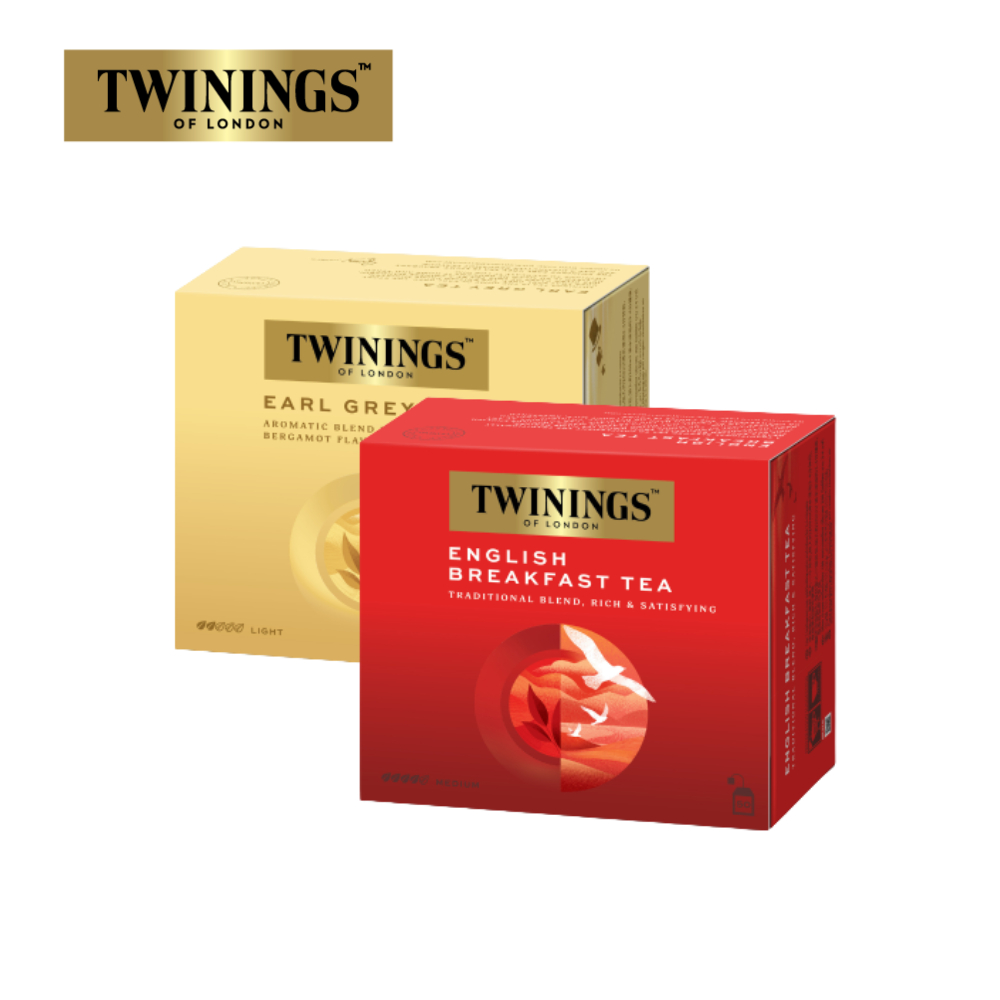[Bundle of 2] Twinings Black Tea Set - Earl Grey 50s x English ...