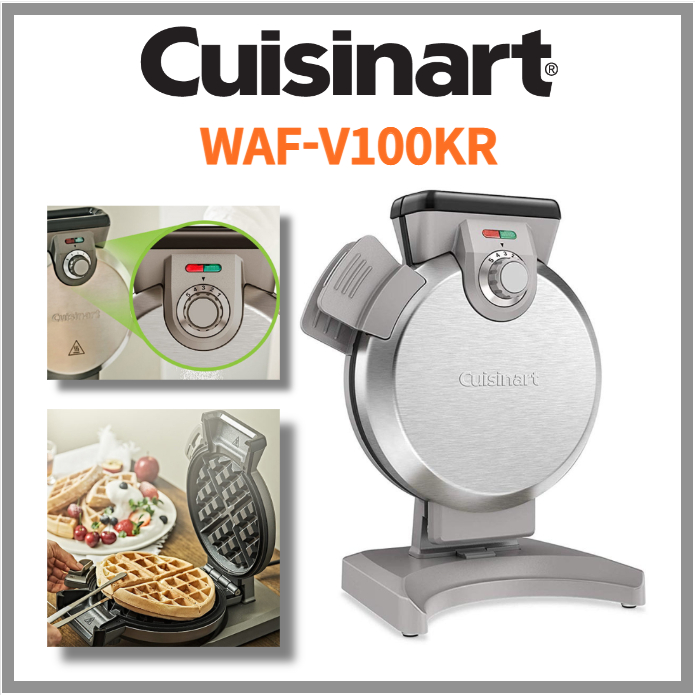 Cuisinart WAF-V100KR Vertical Waffle Maker Pan Toaster Non-stick ...