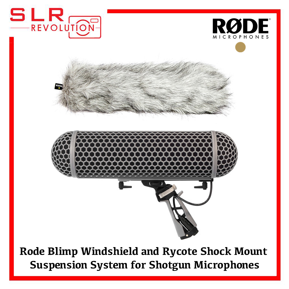 RODE Blimp Windshield and Rycote Shock Mount Suspension System for ...