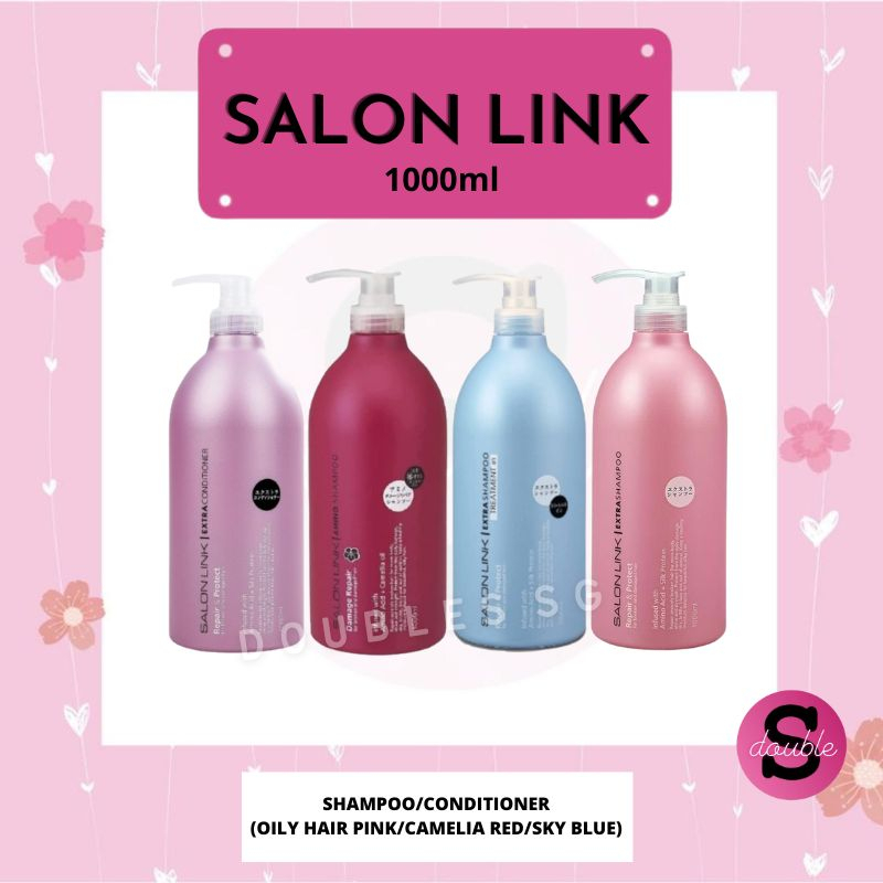 SALON LINK Shampoo/Conditioner 1000ml | Shopee Singapore