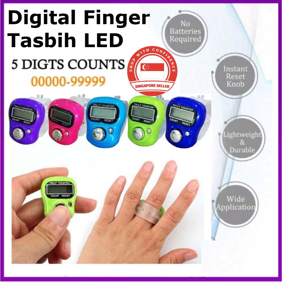 [SINGAPORE SELLER] Electronic Tasbih / Tasbeeh LED Digital Display ...