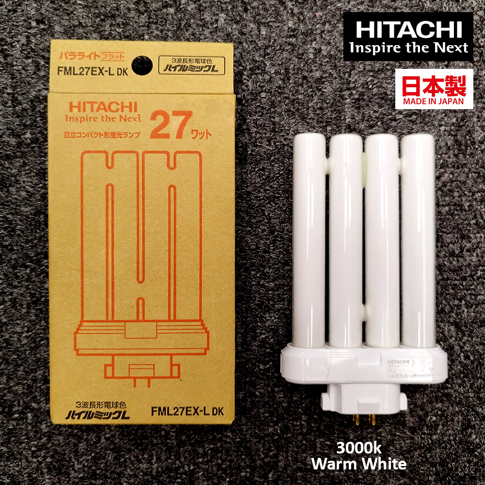 Hitachi Compact Fluorescent lamp Paralight Flat 27W | 4 PIN | Cool ...