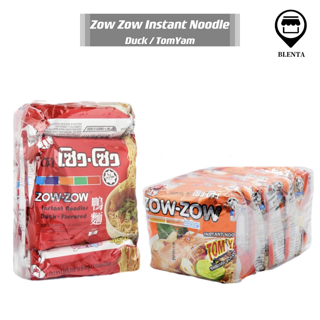 ZOW-ZOW Duck Instant Noodle 5x60g/TomYam Instant Noodles 5x60g🔥SG READY ...