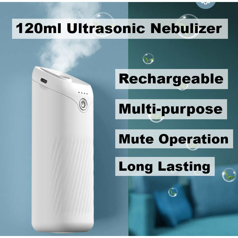 120ml Ultrasonic Nebulizer Diffuser For Home Office Car Toilet USB ...