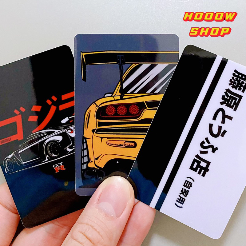 🇸🇬 7.7 INITIAL-D EZLINK CARD STICKERS / RACE CAR STICKERS / CAR LOGO ...