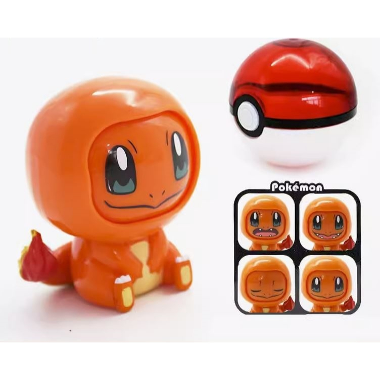 🔥 SG Local Stock 🔥 Pokemon Face-Changing toy Action Charmander Figure ...