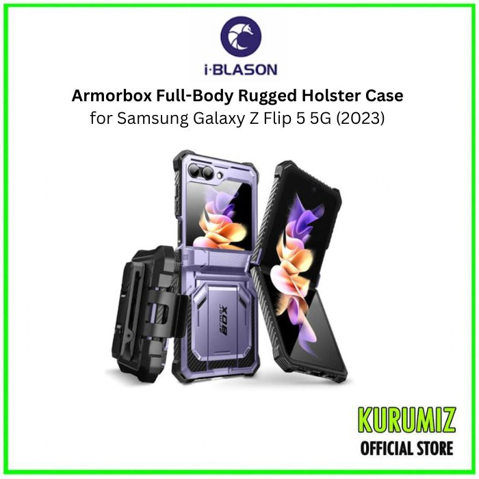 i-Blason Armorbox Full-Body Rugged Holster Case for Samsung Galaxy Z Flip 5 5G (2023) | Shopee ...