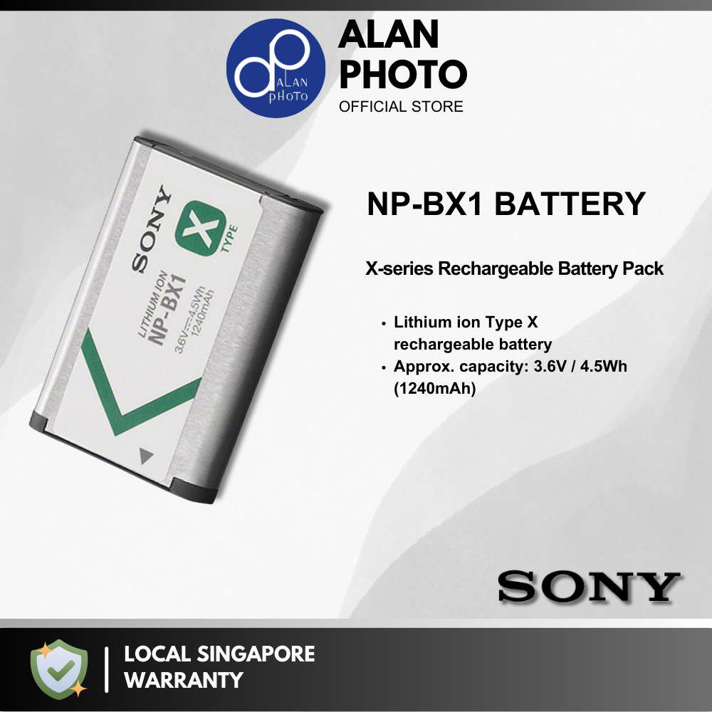Sony NP-BX1 & BX1 X-Series Rechargeable Battery Pack For Sony ZV-1M2/ZV ...