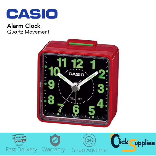 Casio Table Alarm Clock Analogue Buzzer Quartz Movement Reliable and ...