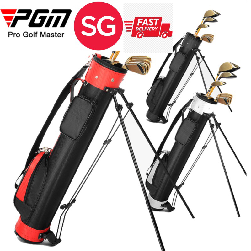 SINGAPORE FAST DELIVERY PGM PU Stand Golf Sunday Bags 6 color optional lightweight portable ...