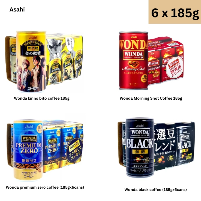 Asahi Wonda Coffee Selection (6 CANS) | Shopee Singapore