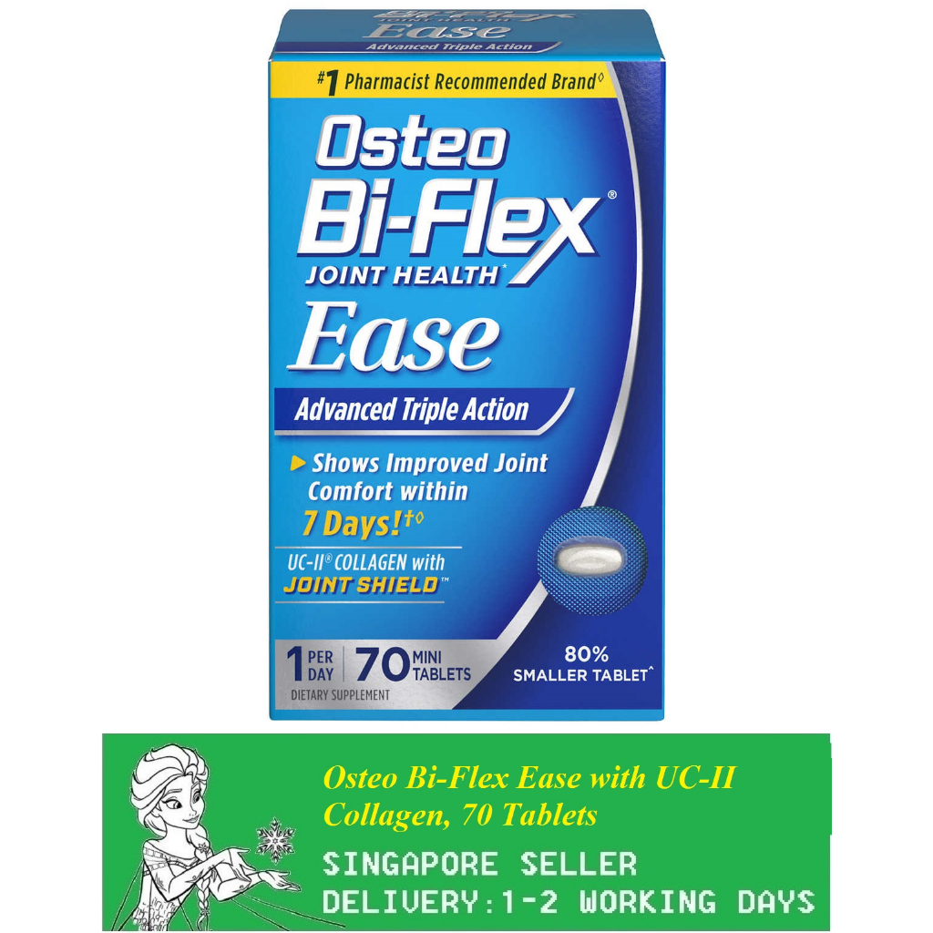 Osteo Bi-Flex Ease with UC-II Collagen, 70 Tablets(Exp:12/2026 ...
