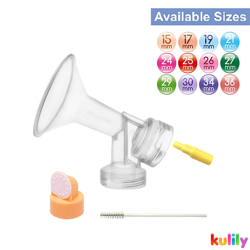Maymom Standard Neck Breast Shield with Valve, Membrane & Adapter for ...