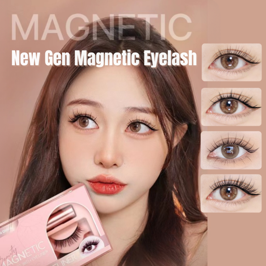 MLEN Magnetic Eyelash with Eyeliner | False Eyelash | Shopee Singapore