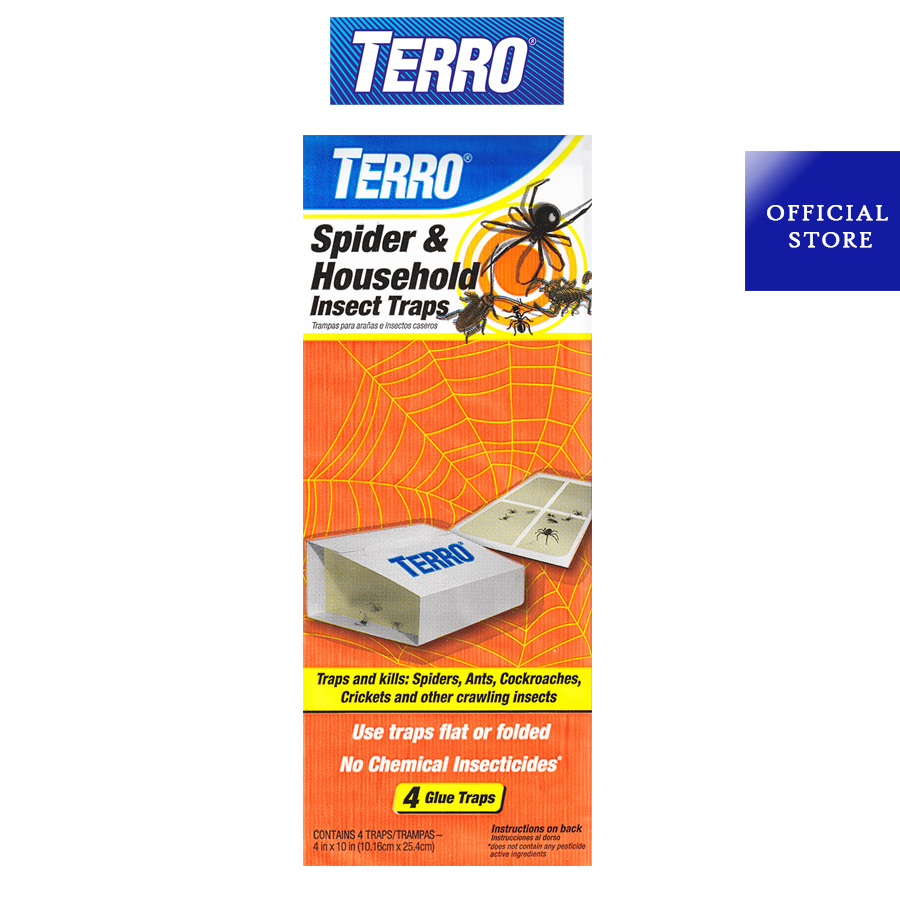 [4 TRAPS] Terro Spider & Household Insect Trap (Non-Toxic) | Shopee ...