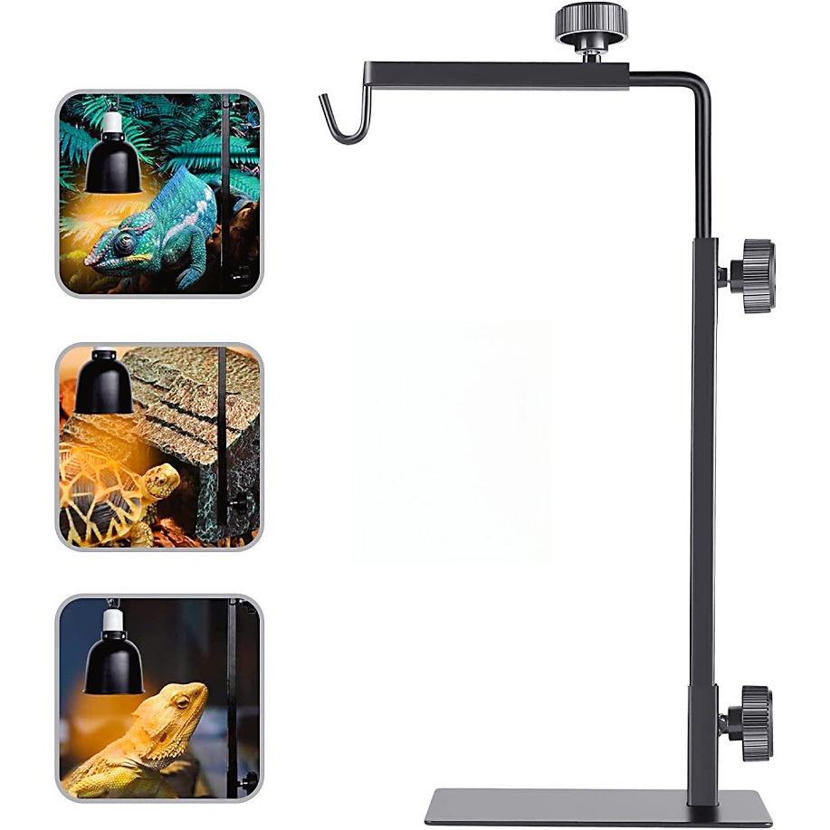 Reptile light stand, fixed hanger adjustable goldfish downlight floor ...