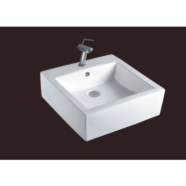 Square Wall-Hung / Counter Top Basin Ceramic Basin 460 x 460 mm ...