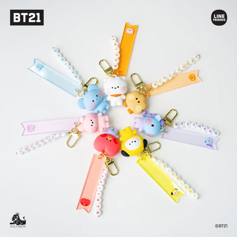 [BT21 OFFICIAL] BT21 minini Initial Figure Keyring | Shopee Singapore