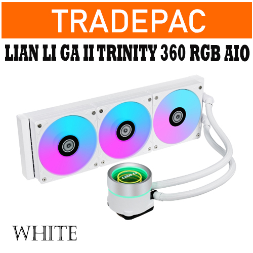 LIAN LI GALAHAD II TRINITY 360 RGB AIO CPU LIQUID COOLER -WHITE ...