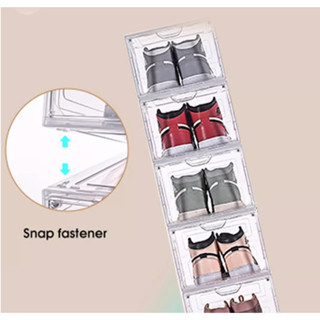 Transparent Shoe Box | Magnetic Closing | Stackable Shoe Box | Front ...