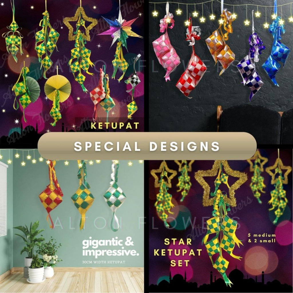 Special Giant Designs Hari Raya Sales Ketupat Hiasan Decoration ...