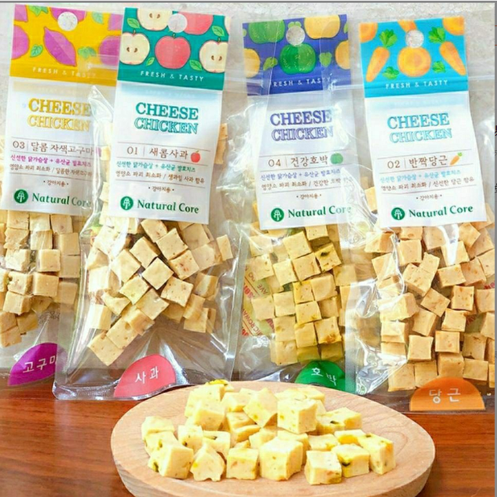 Natural Core Chicken & Carrot/Apple/Sweet Potato/Pumpkin Cheese Treats ...