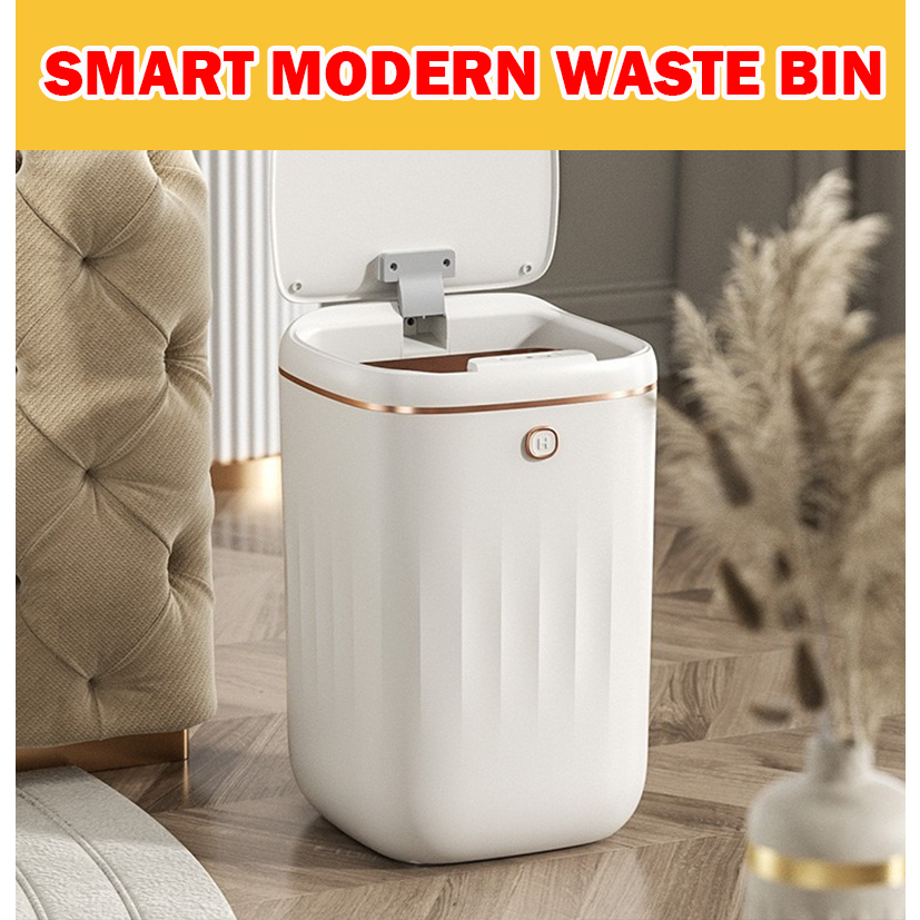 Smart Modern Waste Bin Dust Dustbin Motion Sensor Automatic Stylish ...