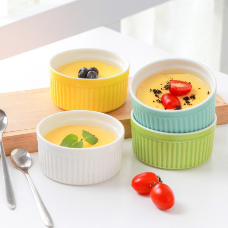Baking Cup Souffle Baking Bowl Ramekin for Pudding Dessert Creme Brulee | Shopee Singapore