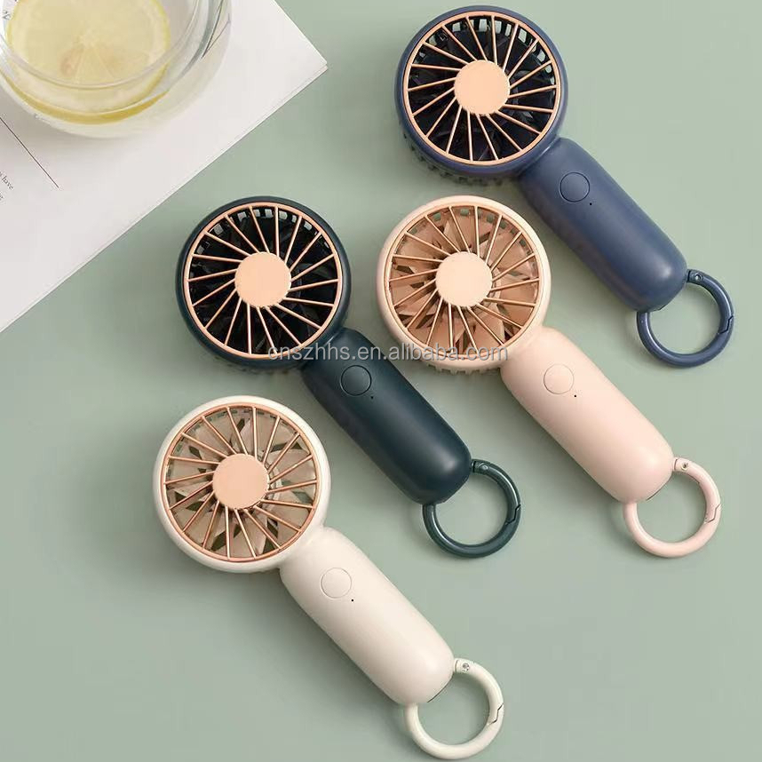SG STOCK New Portable Mini Fan With Hook 3 Speed USB Rechargeable ...