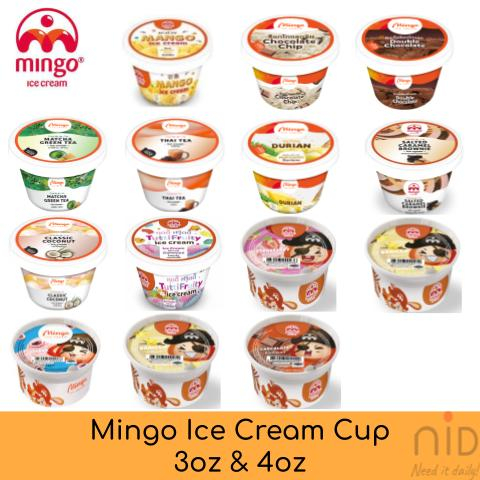 Mingo Ice Cream Cup 3oz/4oz [HALAL] | Shopee Singapore