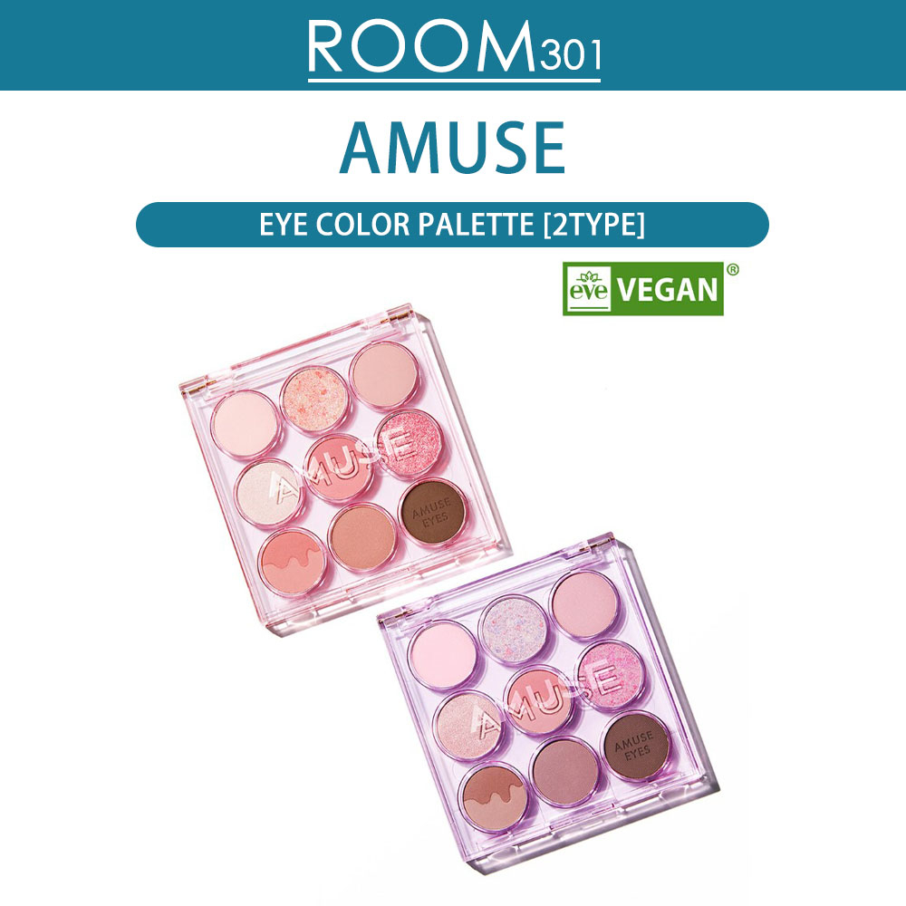 [AMUSE] EYE COLOR PALETTE (2type) 9Color | Shopee Singapore