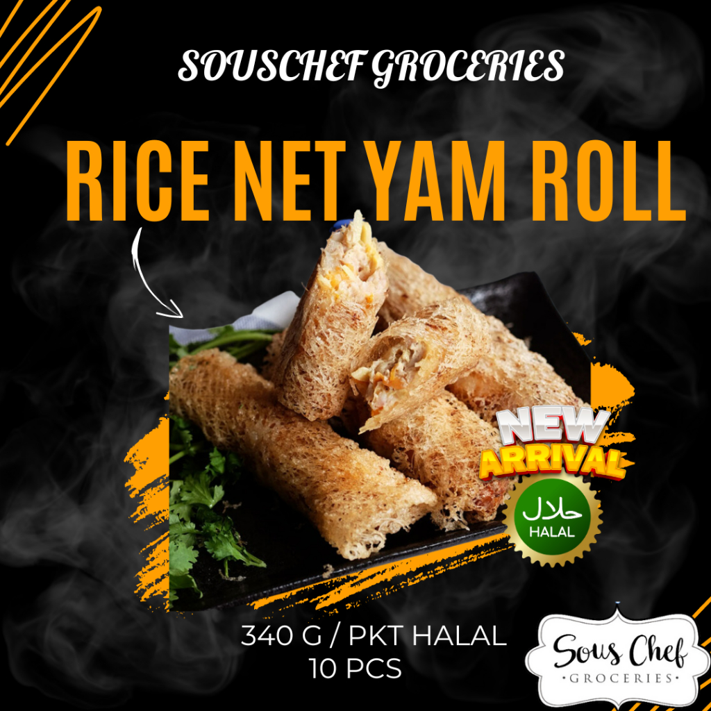 RICE NET YAM ROLL 10PCS/PKT 340G HALAL / FINGER FOOD | Shopee Singapore