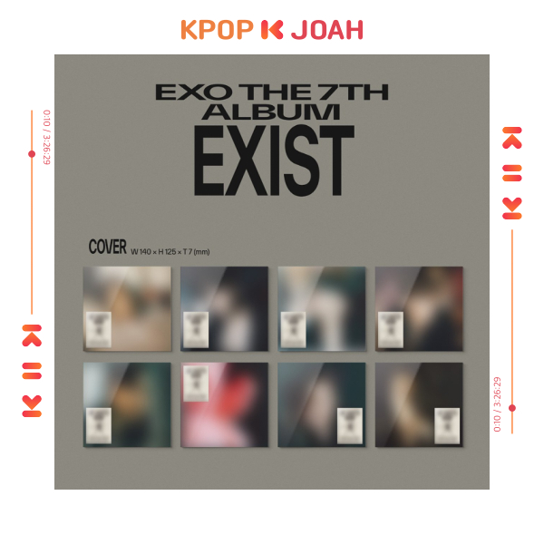 EXO [EXIST] Seventh Album (DIGIPACK Ver.) | Shopee Singapore