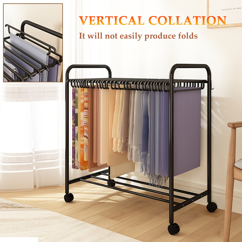 （SG STOCK）Pants Rack Pants Hanger Rack Contains 30 Hangers Balcony ...
