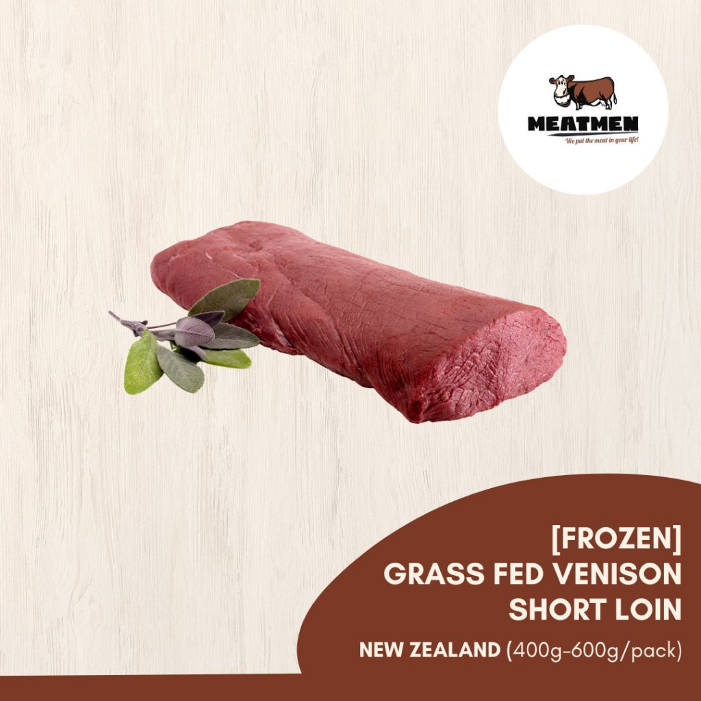 [FROZEN] NZ GRASS FED VENISON SHORTLOIN (400-600g/packet) | Shopee ...
