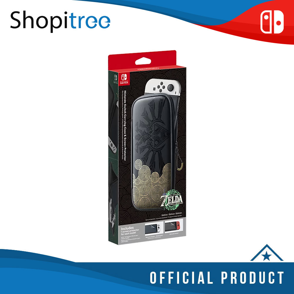 Nintendo Switch Official Carrying Case & Screen Protector The Legend of ...