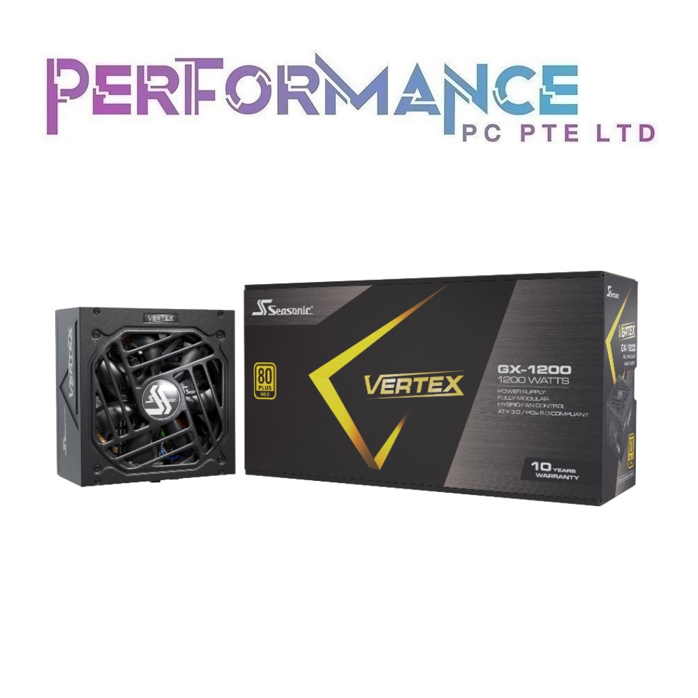 SEASONIC VERTEX GX 750W/850W/1000W/1200W GOLD POWER SUPPLY (12 YEARS ...