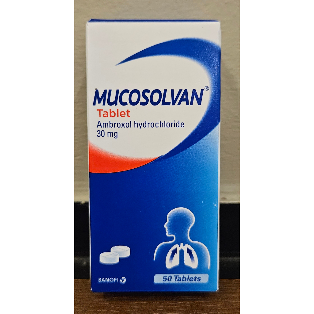 Mucosolvan Tablet 30mg 5x10s (50s)- EXP: 03/2026-For Cough Relief ...