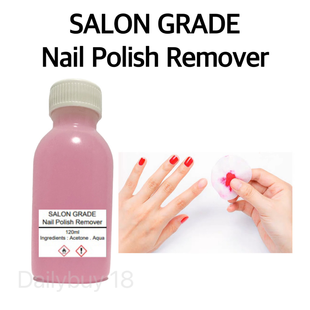 (Sg Ready Stock) Salon Grade Nail Polish Remover 120ml | Shopee Singapore