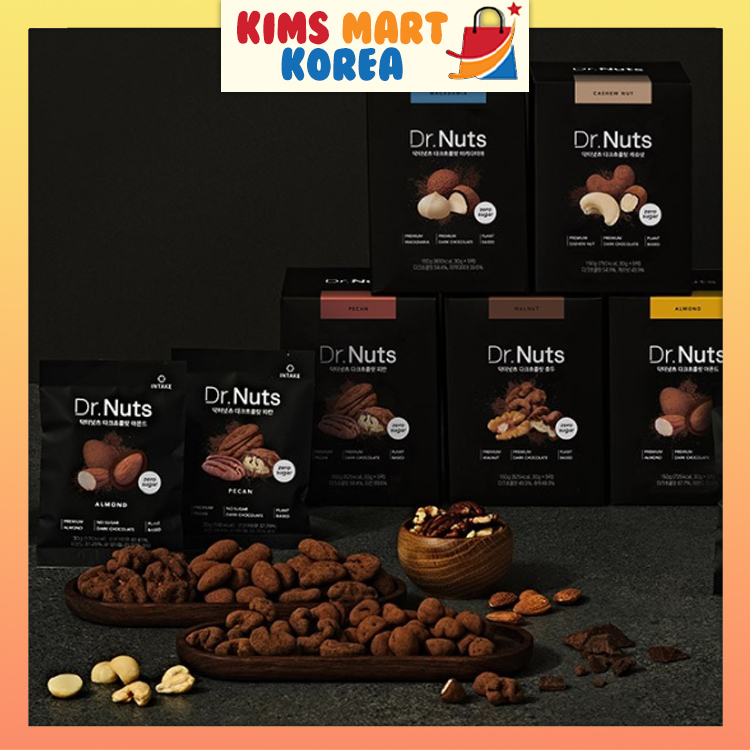 Intake Dr. Nuts Dark Chocolate with Nuts Almond, Walnut, Pecan Plant ...