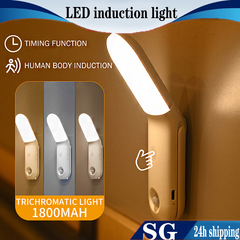 【SG】Led Induction Night Light Human Body Induction Lamp Motion Sensor ...