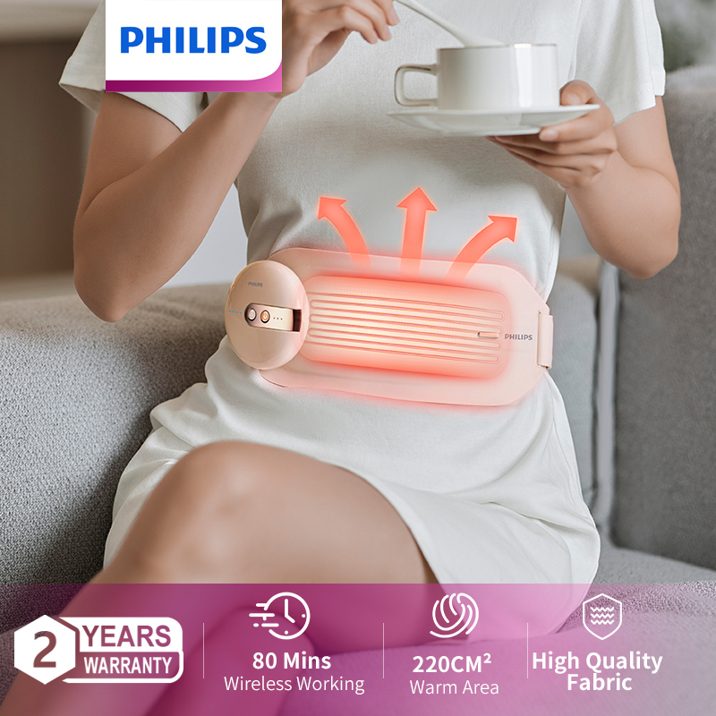 Philips Pink Warm Uterus Belt with Heating Function Ladies Menstrual ...