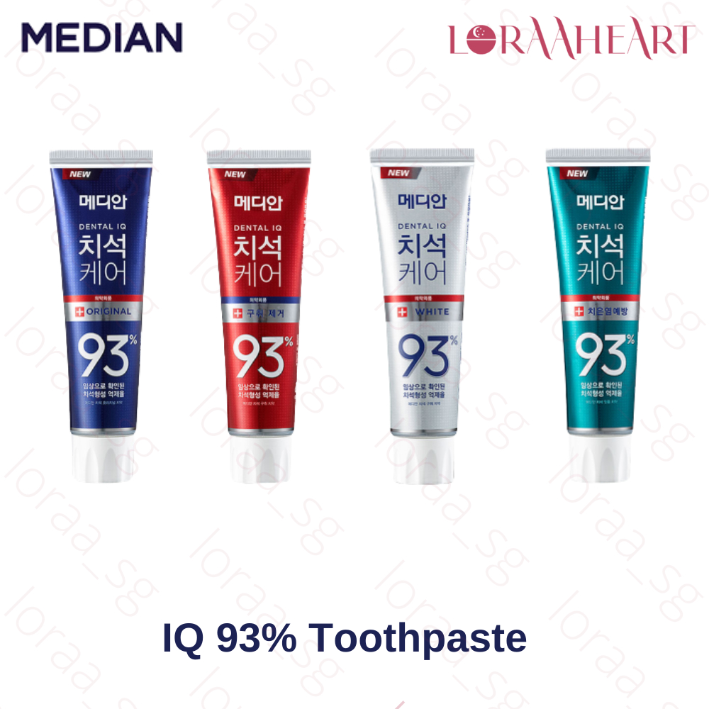 Median 93% Toothpaste Original Whitening Breath Care Gum Health -120g ...