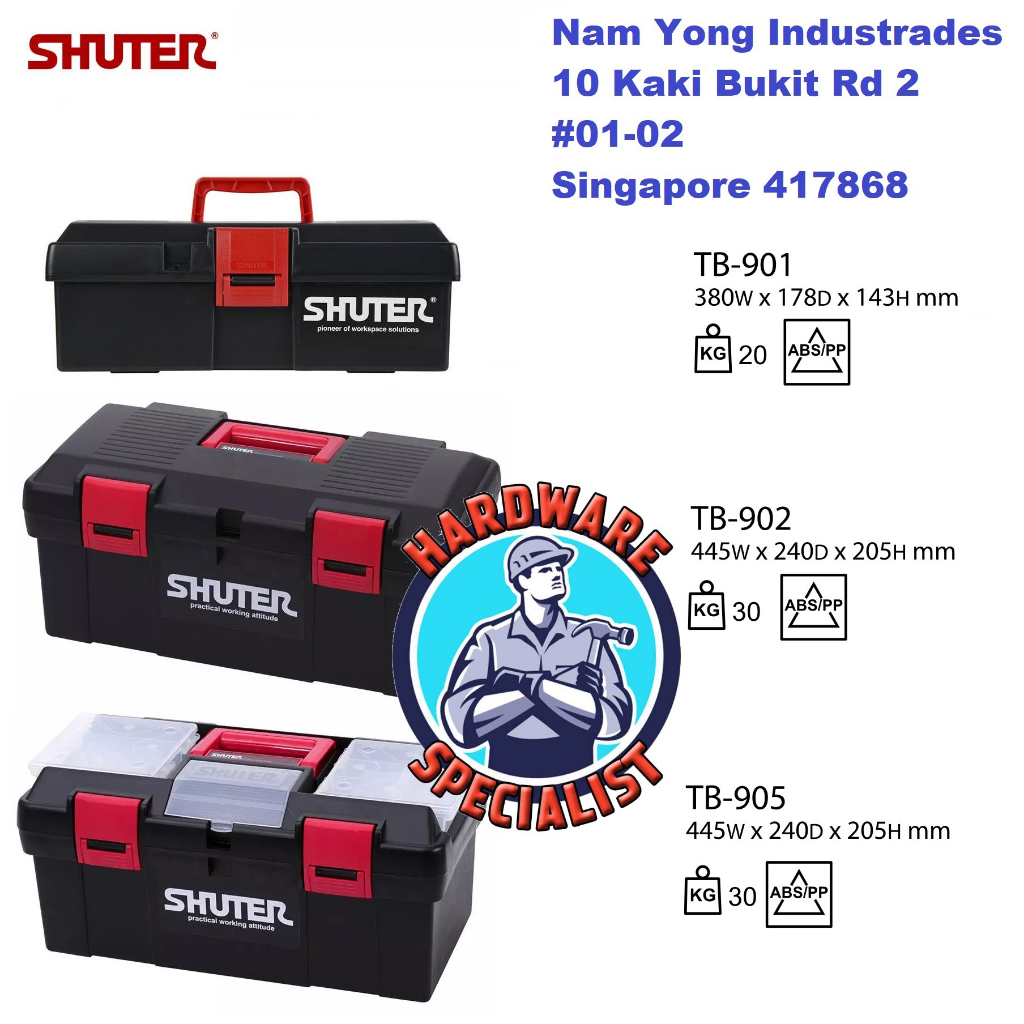 Shuter TB-901 / TB-902 / TB-905 Tool Box / Storage Box / Organizer - Taiwan | Shopee Singapore