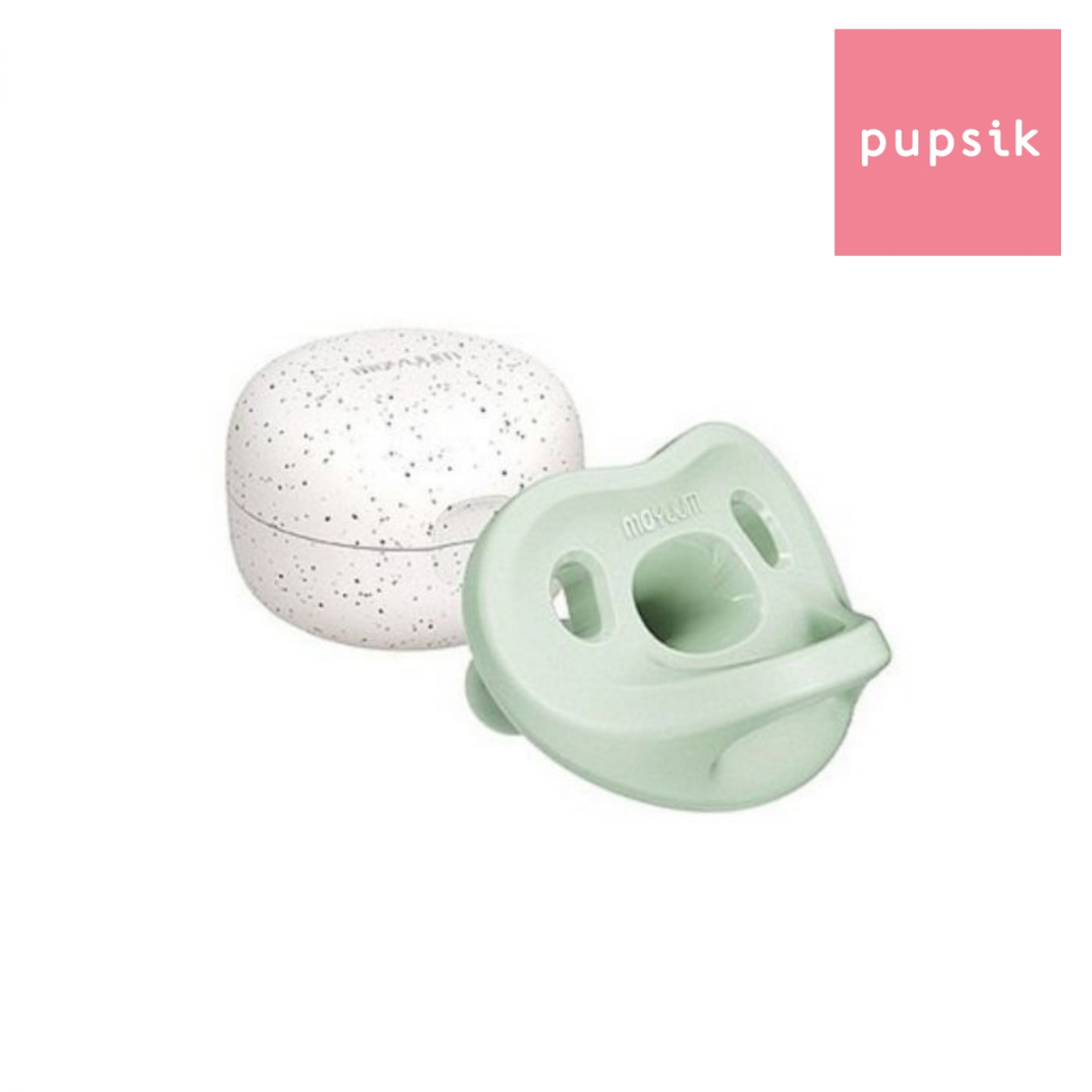 Moyuum All-Silicone Macaron Pacifier with Case, 3 Sizes (10 Colors ...