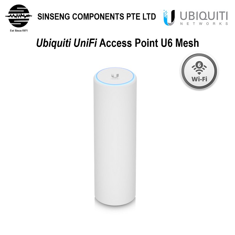 Ubiquiti Unifi U6-MESH UniFi 6 4x4 WiFi 6 Access Point Designed for ...
