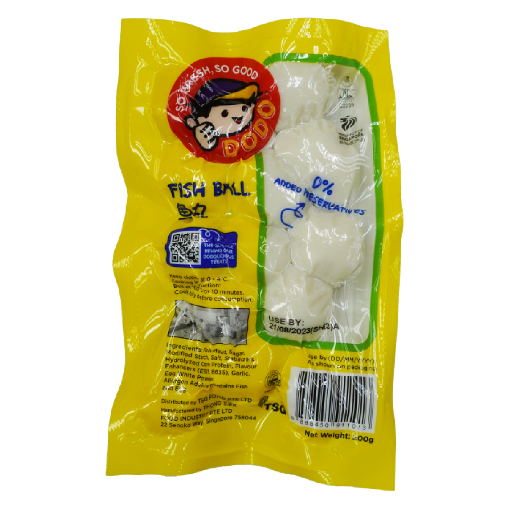 DoDo Fish Ball (M) - Chilled 200G Halal | Shopee Singapore