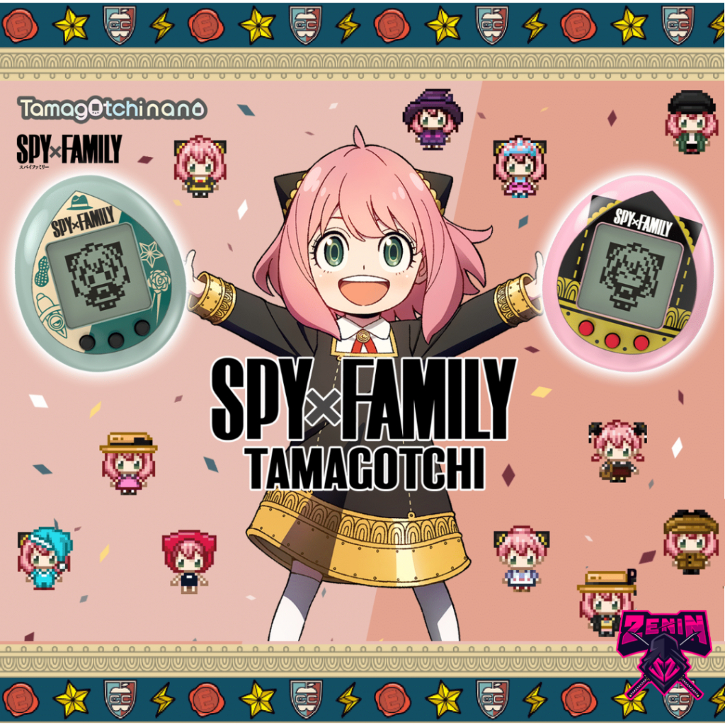 SPY × FAMILY Tamagotchi (Anyacchi Pink/Spy Green) | Shopee Singapore